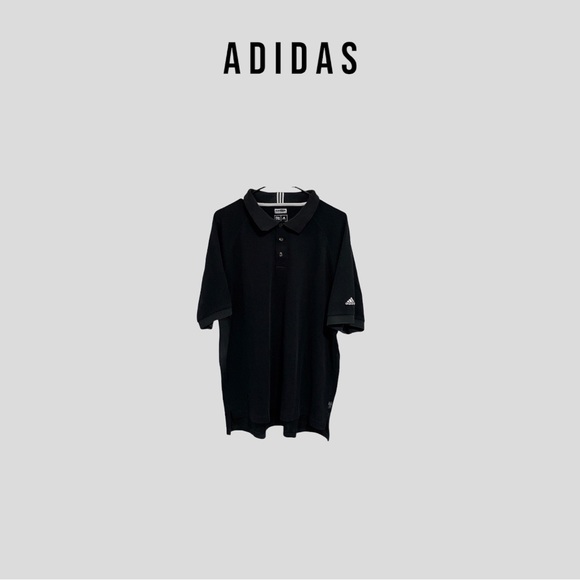 adidas | Shirts | Adidas Polo Golf Shirt Climate Black Polo Large ...